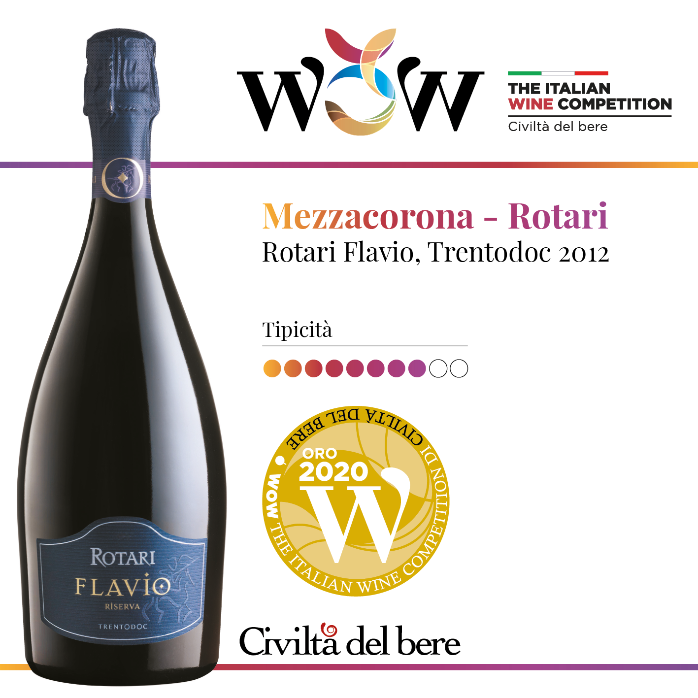 WOW! THE ITALIAN WINE COMPETITION | Rotari - Mezzacorona - Rotari ...